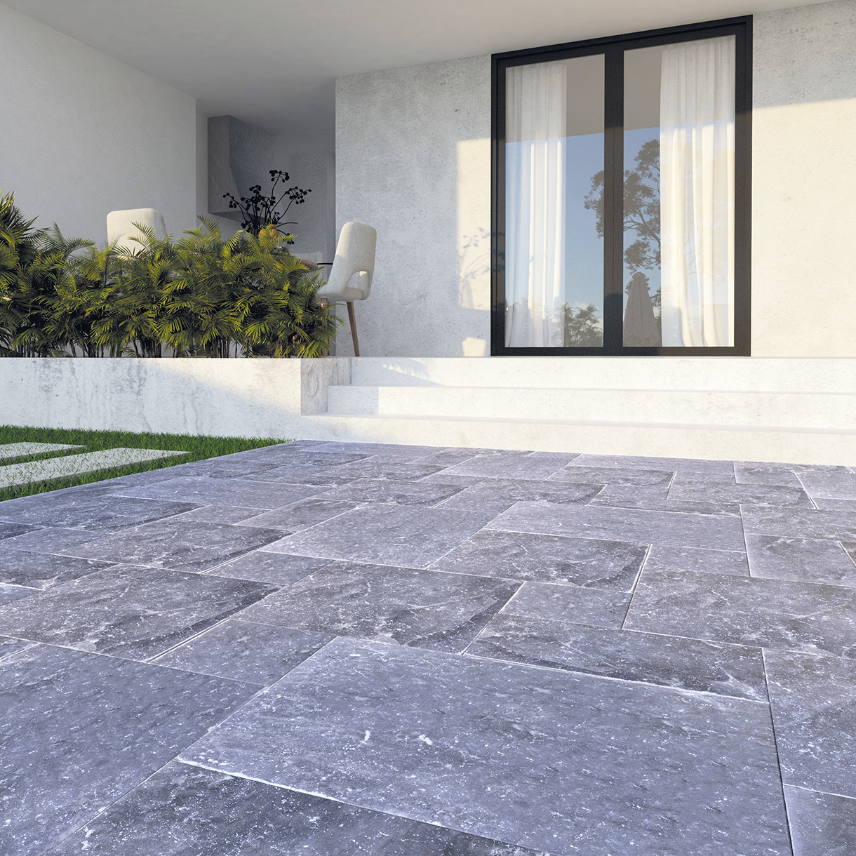 Buy Bluestone Marble Cobble Pavers from Australian Paving Centre